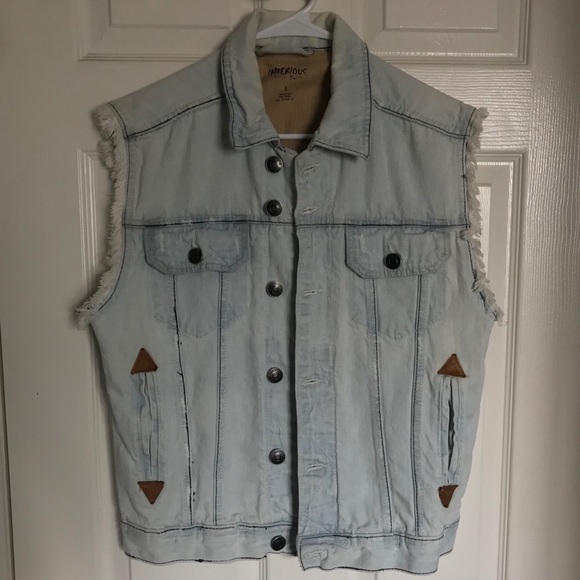 Imperious | Jackets & Coats | Light Blue Denim Vest | Poshmark